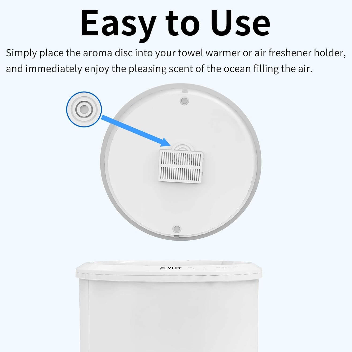 FLYHIT Towel Warmer - Luxury Bathroom Towel Heater with Auto Shut-Off ...